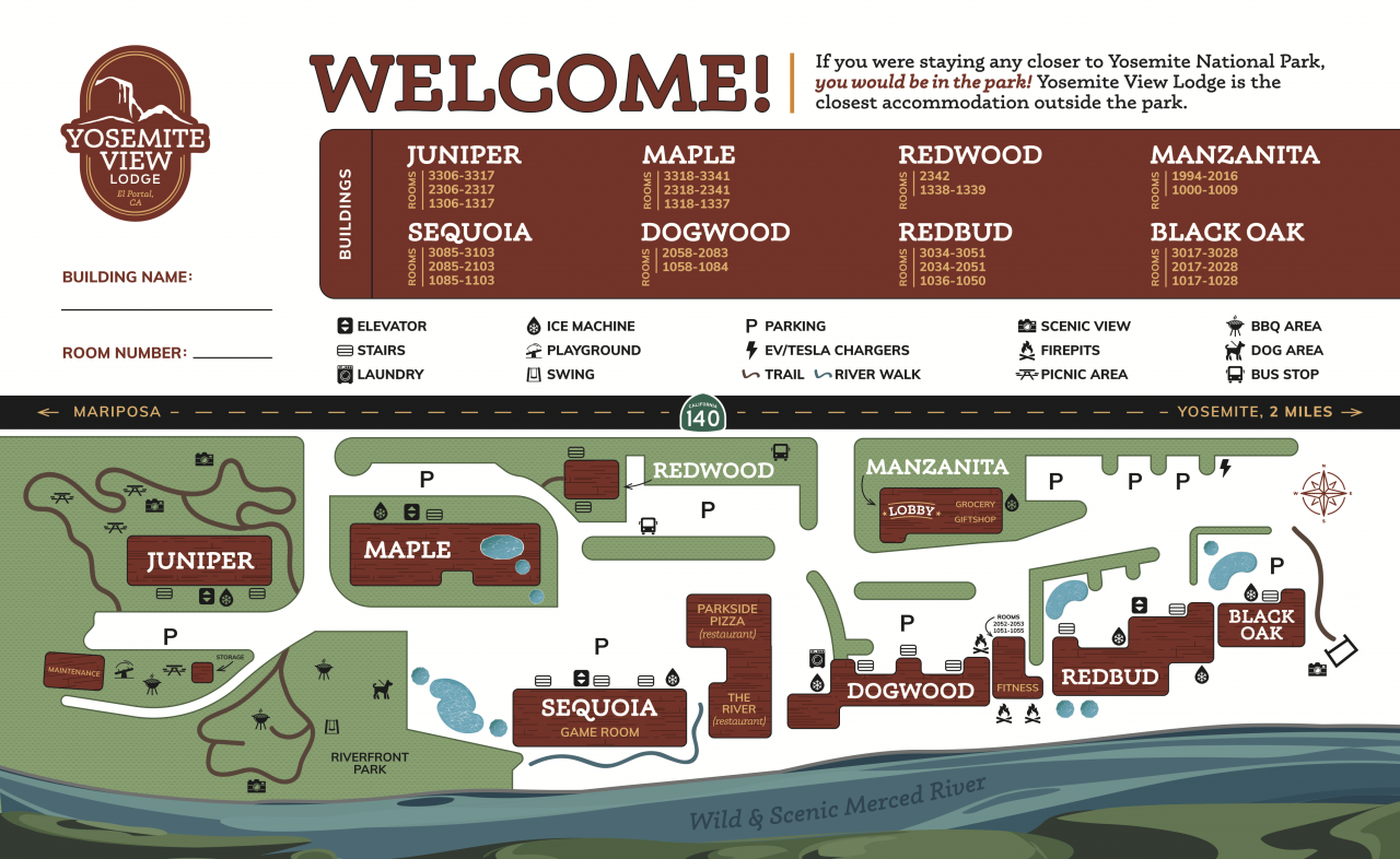 Property Maps | Yosemite Resorts